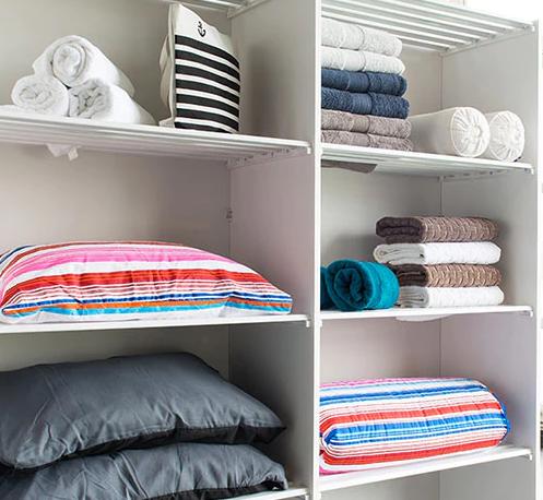 Linen Shelving - Simply Wardrobes