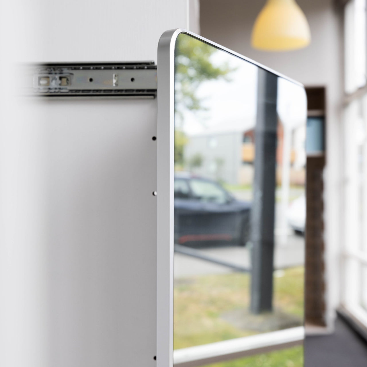 Pull Out Swivel Mirror - Simply Wardrobes